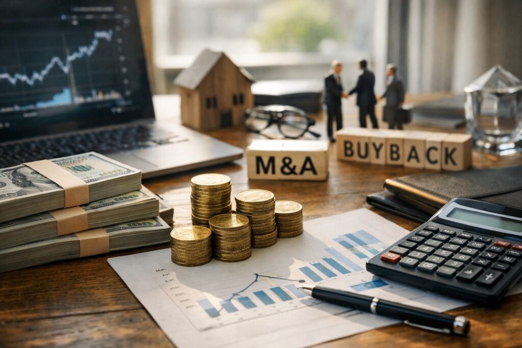 キャッシュリッチ企業の“現金”を利益に変える投資戦略：自社株買い・M&A・特別配当の先読み | TRADING HACK